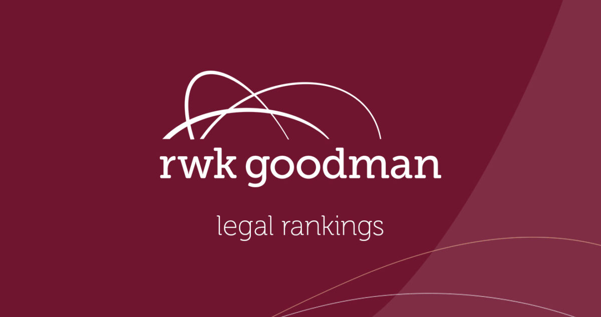 RWK Goodman celebrates legal rankings | RWK Goodman
