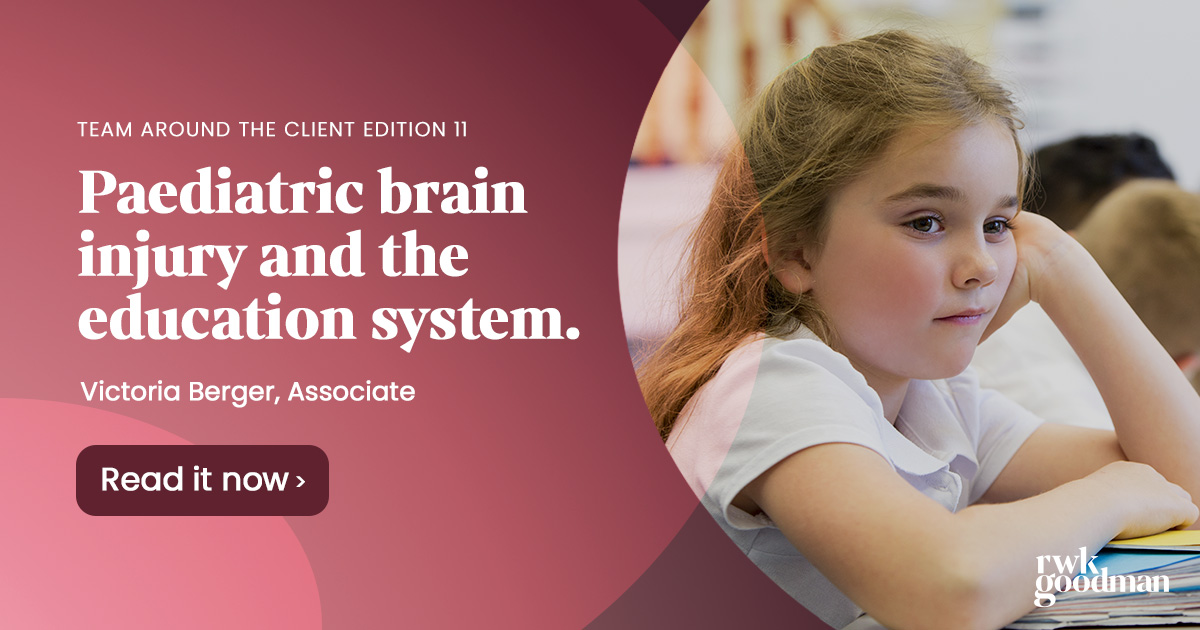 Paediatric brain injury and the education system | RWK Goodman