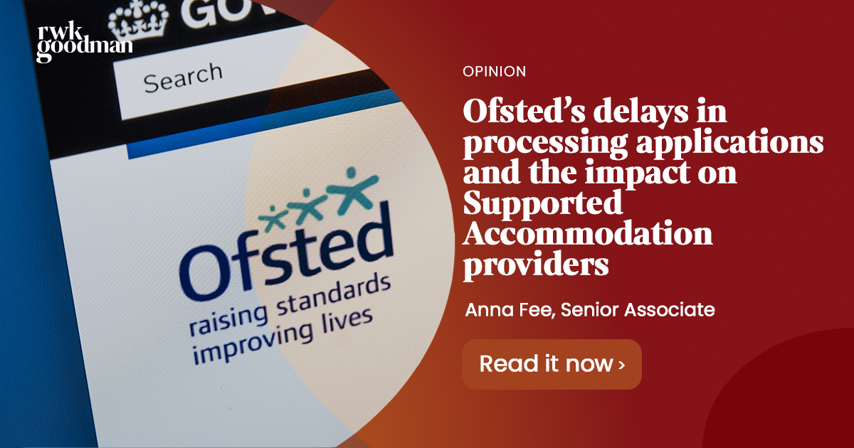 Ofsted’s delays in processing applications and the impact on Supported ...