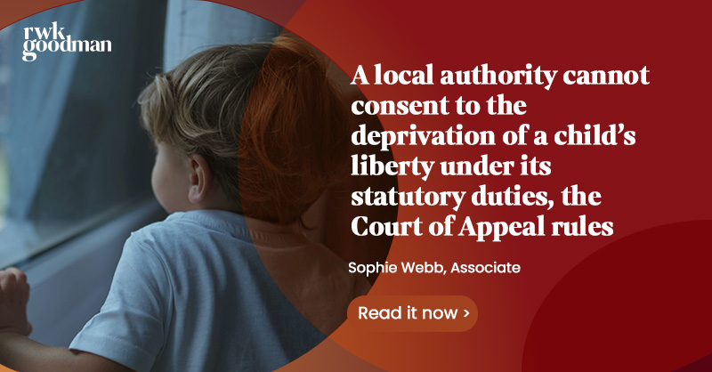 A local authority cannot consent to the deprivation of a child’s ...