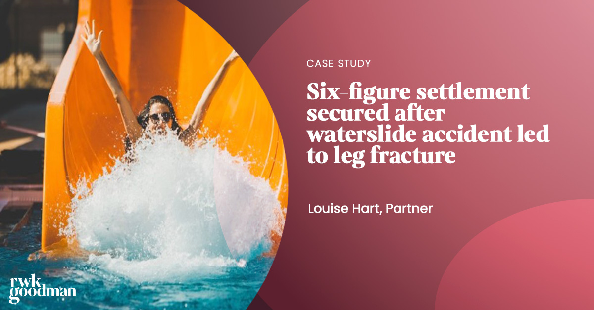 Six-figure settlement secured after waterslide accident led to leg ...